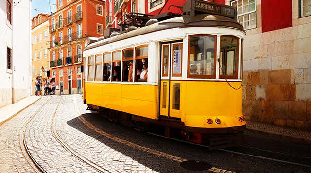 Tram Lisbon Streets